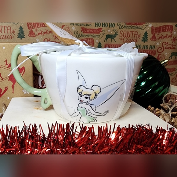 cupcakes & cashmere | Kitchen | New Rae Dunn Disney Tinkerbell Green ...